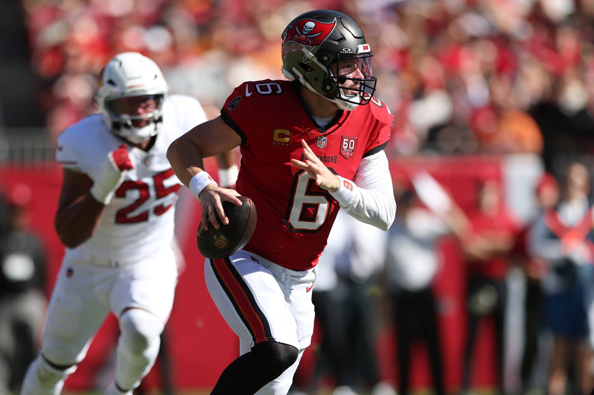 Baker Mayfield Has Strong Reaction to Mike Evans’ Exit - Lindy's Sports